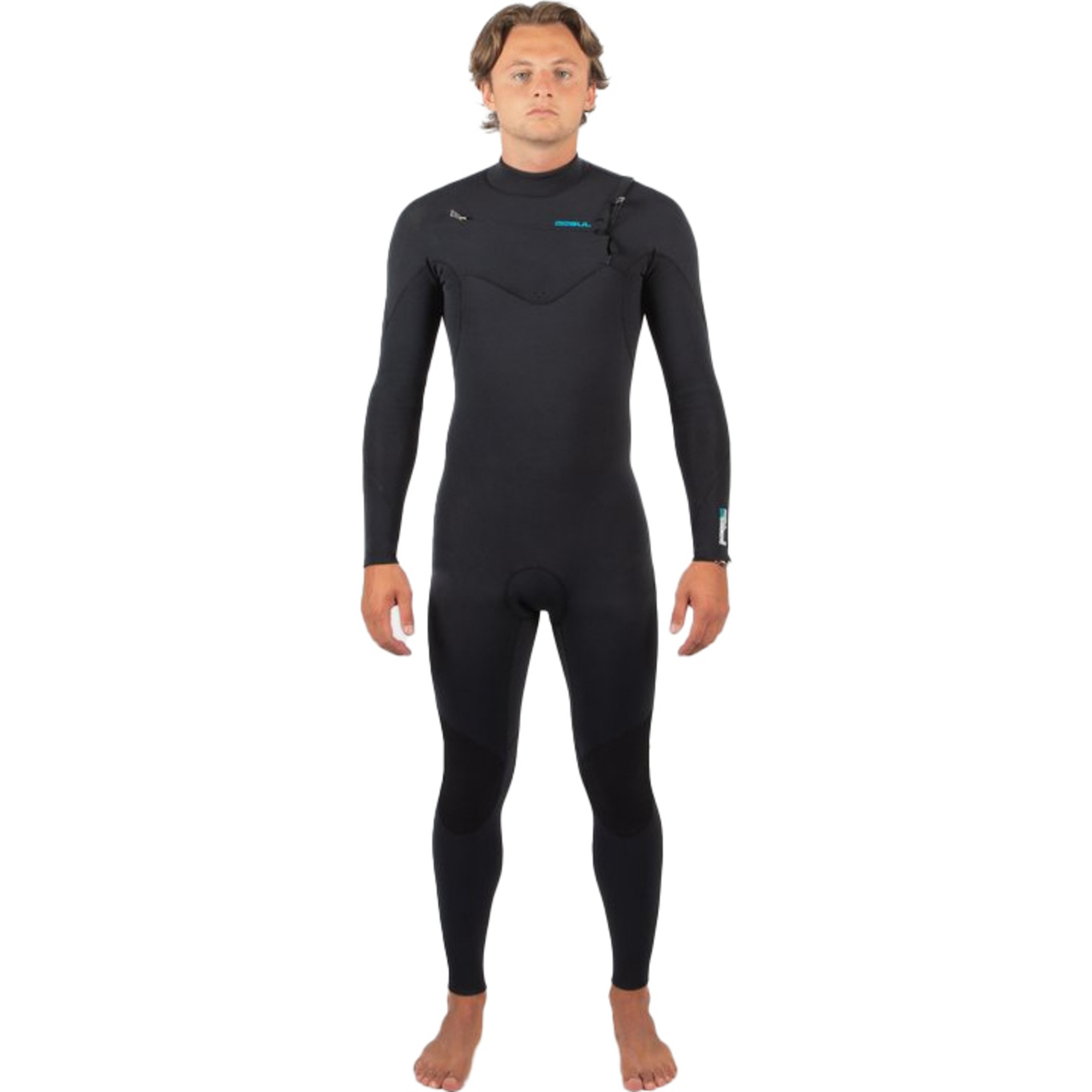 2025 Gul Mens Flexor Recore 3/2mm Chest Zip GBS Wetsuit FX1214-C2 - Black | Wetsuit Outlet
